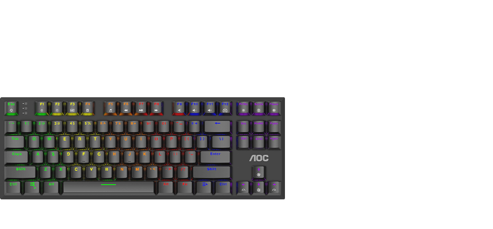 Teclado Gamer GK450 - AOC Gaming